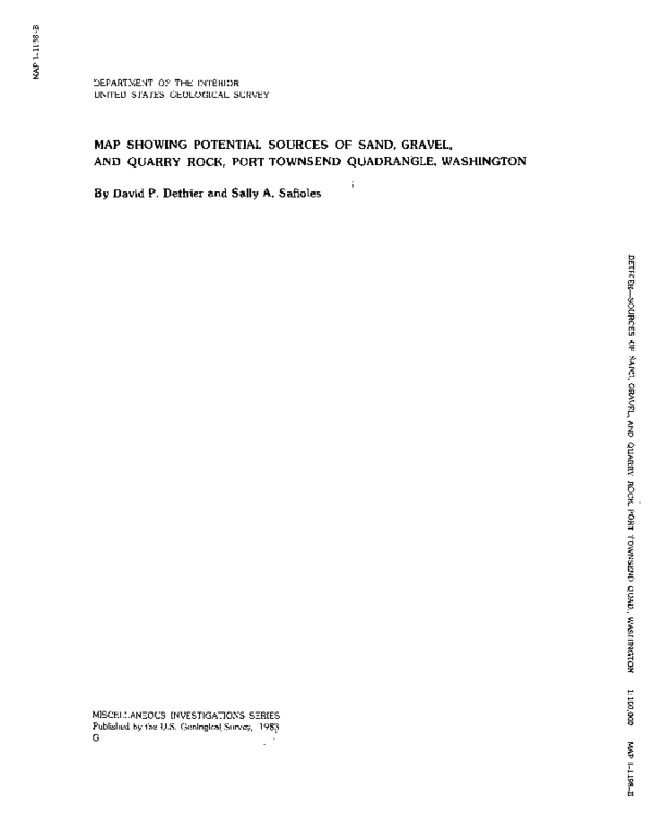 (PDF) Map showing potential sources of sand, gravel, and quarry rock ...