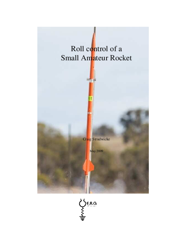 (PDF) Roll control of a small amateur rocket