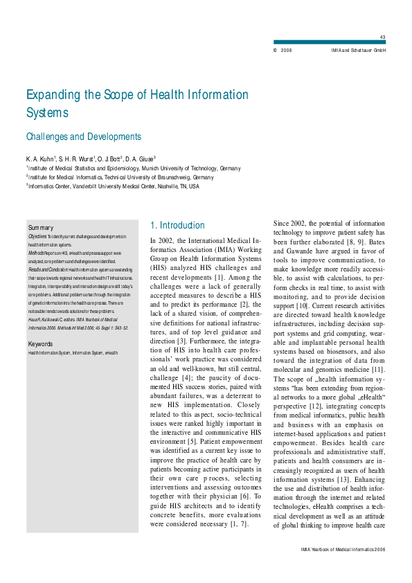 (PDF) Expanding the Scope of Health Information Systems