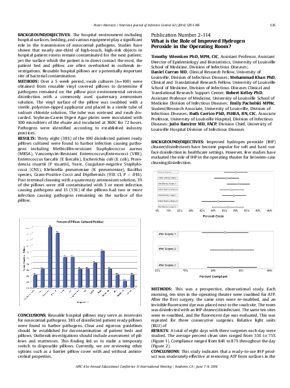 (PDF) What is the Role of Improved Hydrogen Peroxide in the Operating Room?