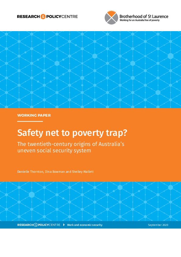 (PDF) Safety net to poverty trap? The twentieth-century origins of ...