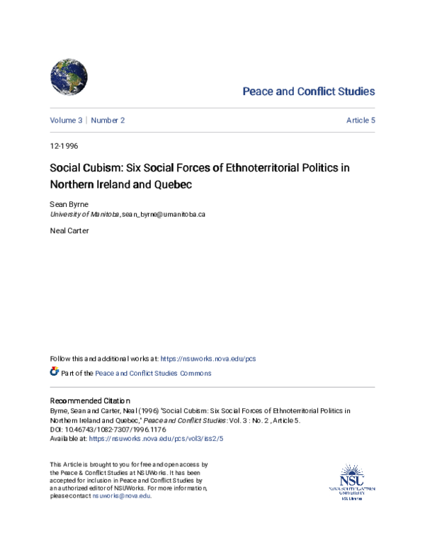 (PDF) Social Cubism: Six Social Forces of Ethnoterritorial Politics in ...