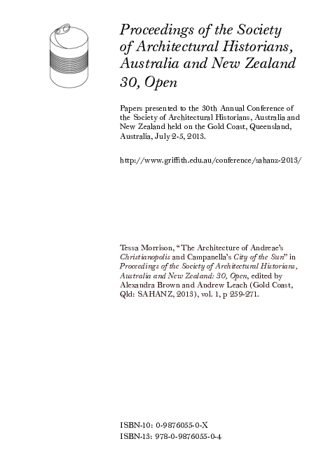 (PDF) The architecture of Andreae's Christianopolis and Campanella's ...