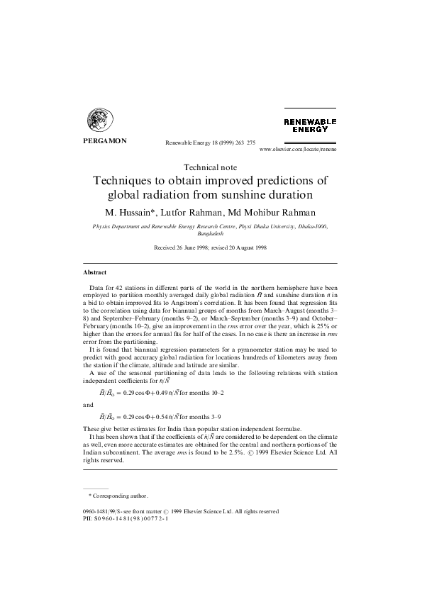 (PDF) Technical note