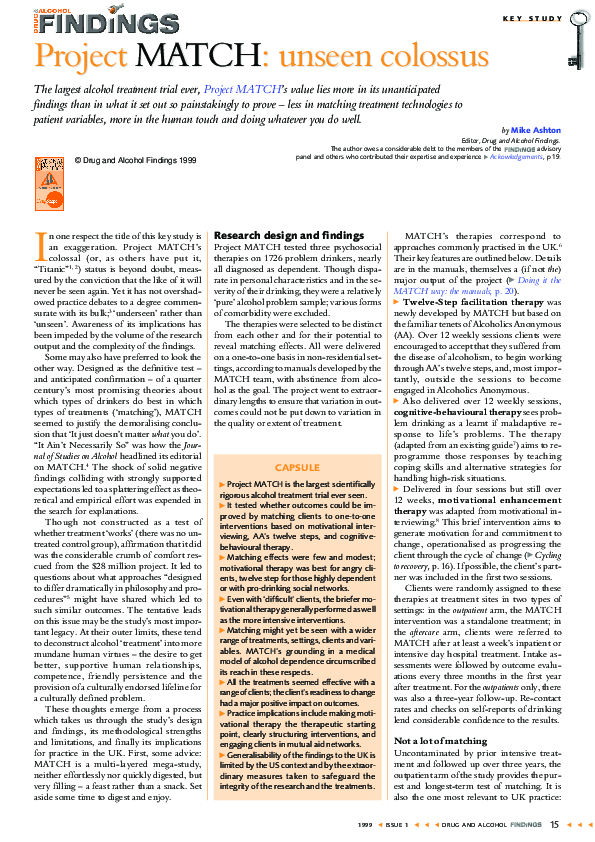 (PDF) Project Match: Unseen Colossus Project Match: Unseen Colossus ...