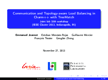 (PDF) Communication and Topology-aware Load Balancing in