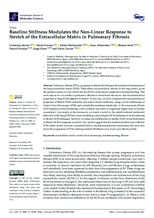 (PDF) Baseline Stiffness Modulates the Non-Linear Response to Stretch ...