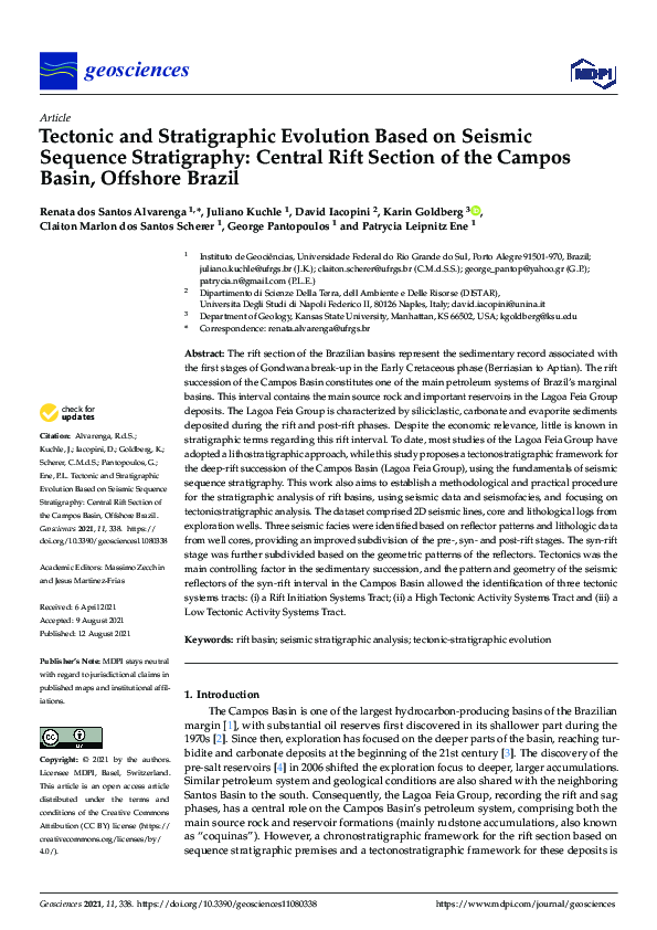 Pdf Tectonic And Stratigraphic Evolution Based On Seismic Sequence