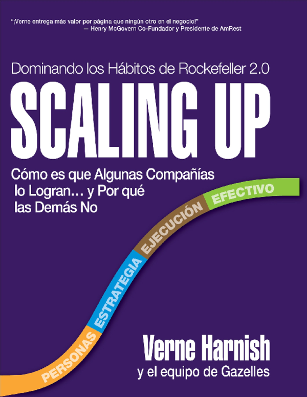 (PDF) Scaling Up - Verne Harnish