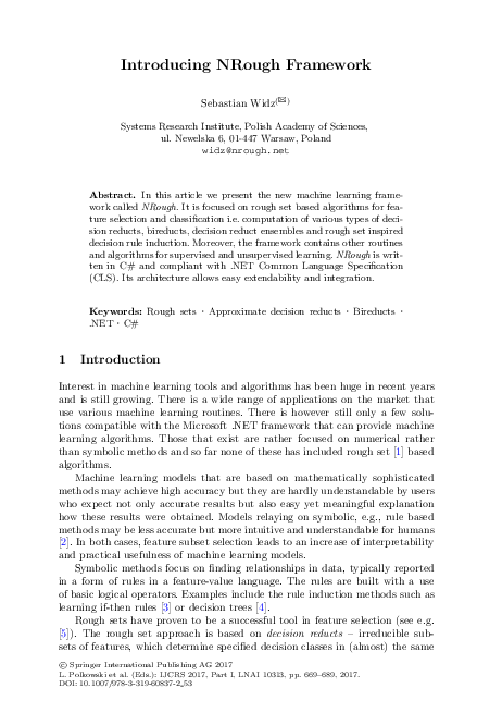 (PDF) Introducing NRough Framework