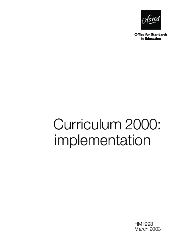 (PDF) Curriculum Implementation