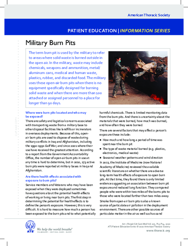 (PDF) Military Burn Pits