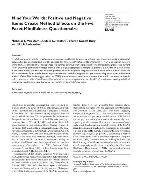 (PDF) Mind Your Words