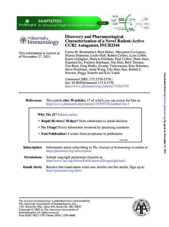 (PDF) Identification and pharmacological characterization of the ...