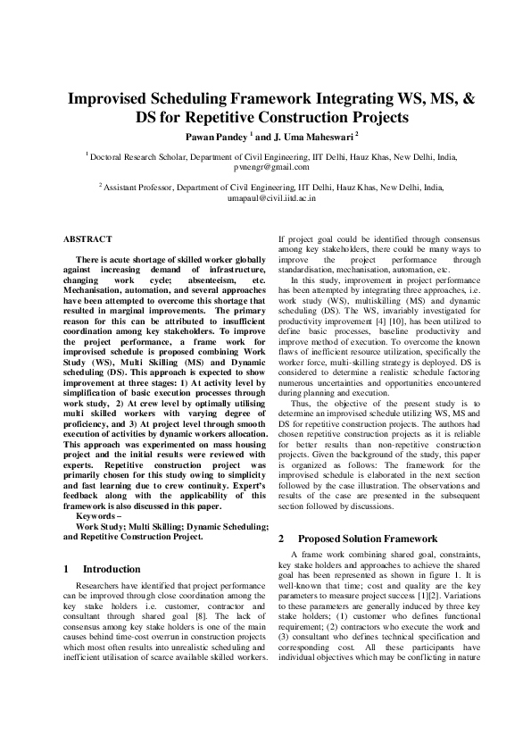 (PDF) Improvised Scheduling Framework Integrating WS, MS, & DS for ...