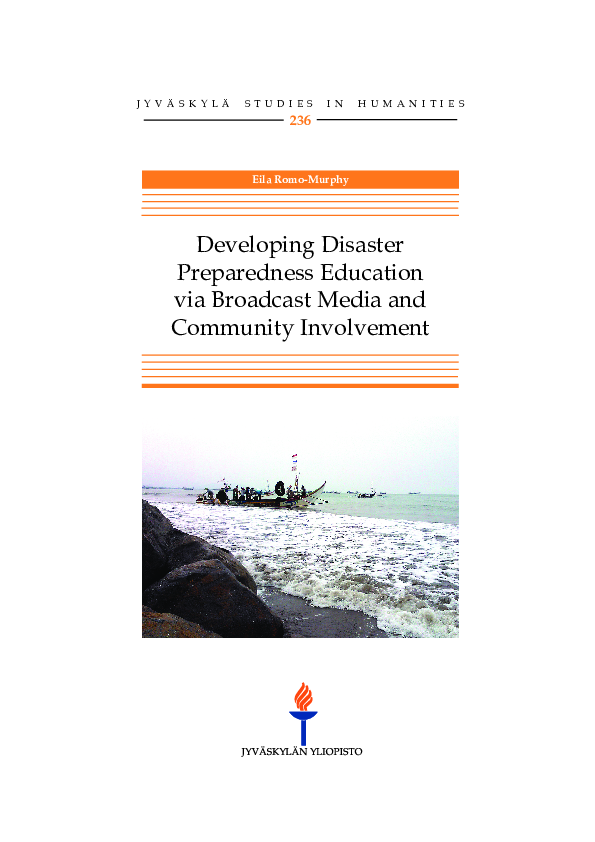 (PDF) Developing disaster preparedness education via broadcast media ...
