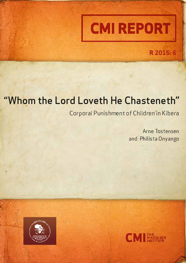 (PDF) “Whom the Lord Loveth He Chasteneth”. Corporal Punishment of ...