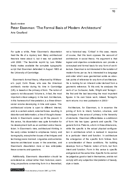 (PDF) Peter Eisenman