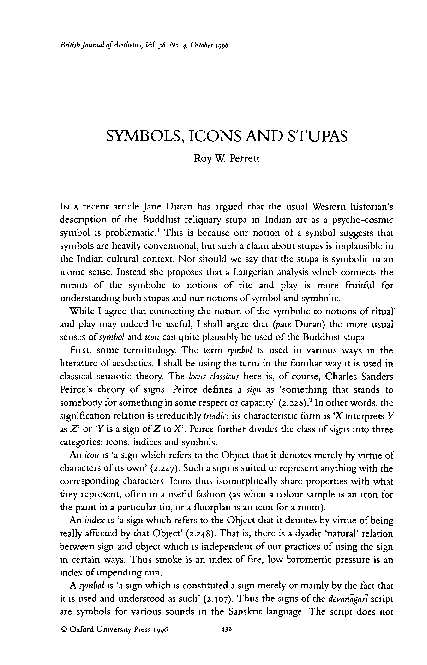 (PDF) Symbols, Icons and Stupas