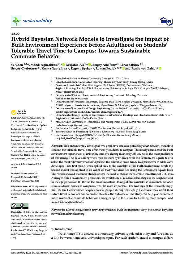 (PDF) Hybrid Bayesian Network Models to Investigate the Impact of Built ...