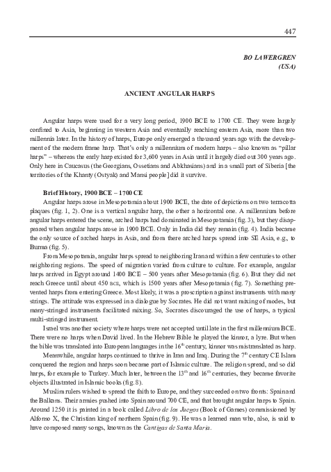 (PDF) Ancient Angular Harps