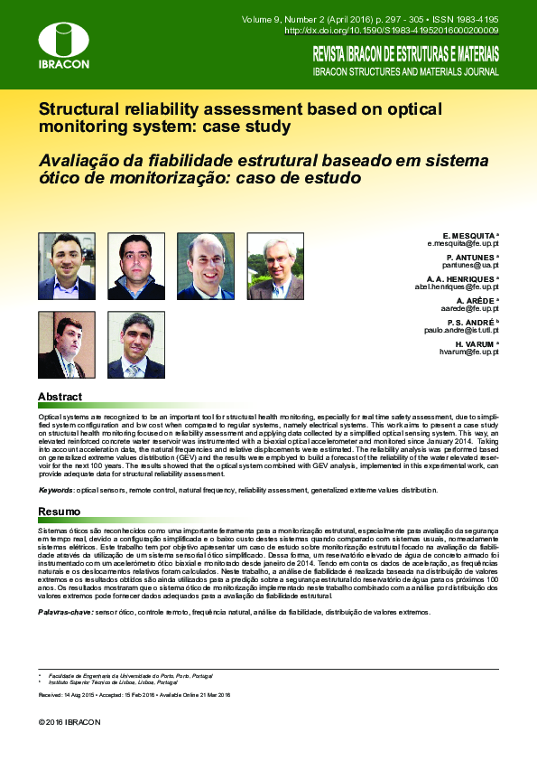 (PDF) Structural reliability assessment based on optical monitoring ...