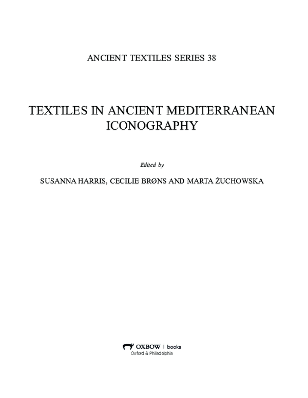 (PDF) Textiles and iconography in the Bronze Age Aegean scripts: TELA ...