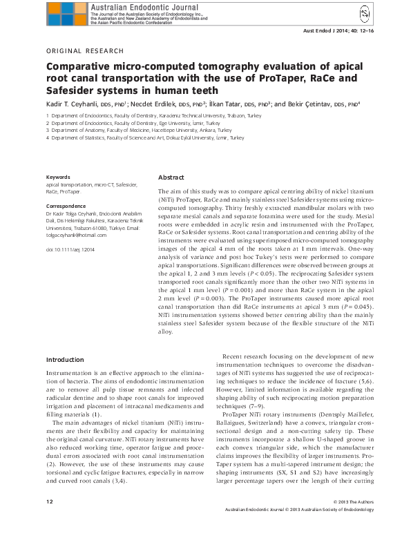 (PDF) Comparative micro-computed tomography evaluation of apical root ...