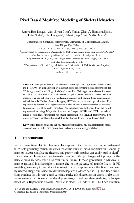 (PDF) Pixel Based Meshfree Modeling of Skeletal Muscles | Jiun-shyan Chen - Academia.edu