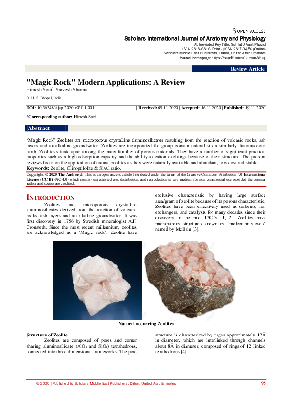 (PDF) Magic Rock" Modern Applications: A Review