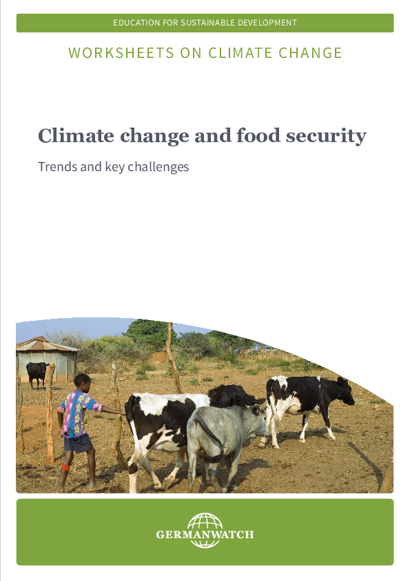 (PDF) Climate change and food security