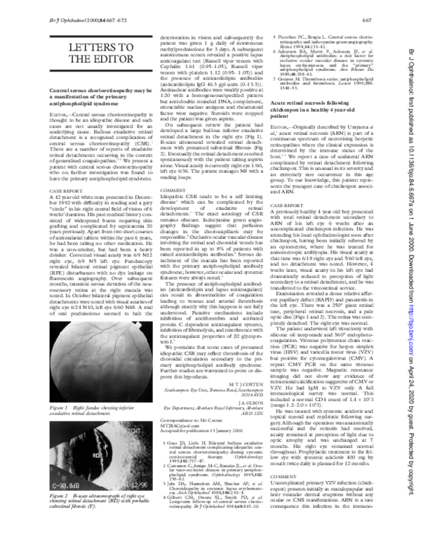 (PDF) Acute retinal necrosis following chickenpox in a healthy 4 year ...