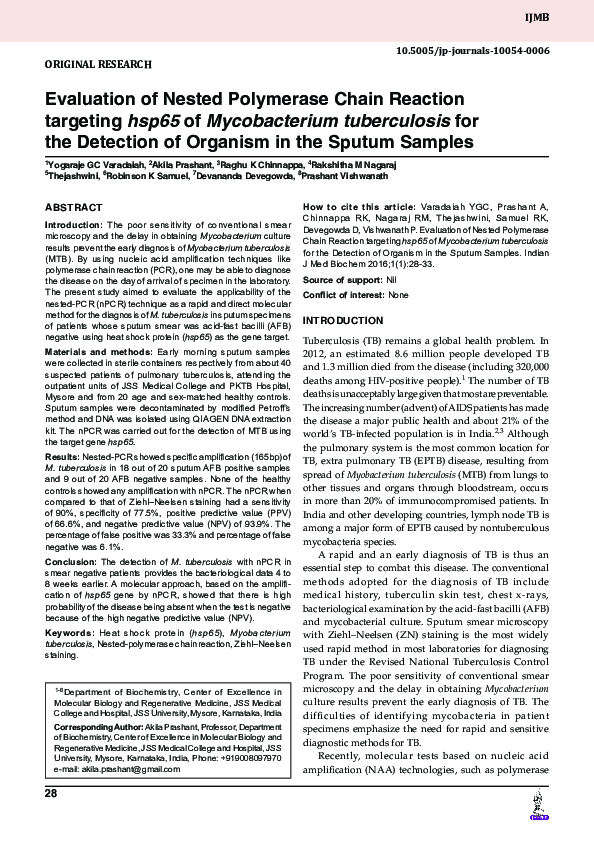 (PDF) Indian Journal of Medical Biochemistry