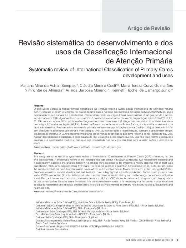 (PDF) Revisão sistemática do desenvolvimento e dos usos da ...