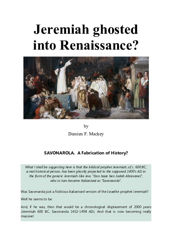 (DOC) Jeremiah ghosted into Renaissance?