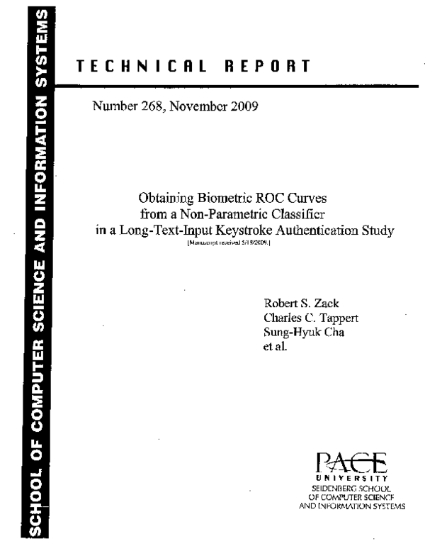 (PDF) Obtaining biometric ROC curves from a non-parametric classifier in a long-text-input ...
