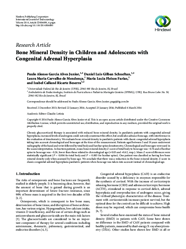 (PDF) Bone-Mineral Density in Children and Adolescents with Cerebral ...