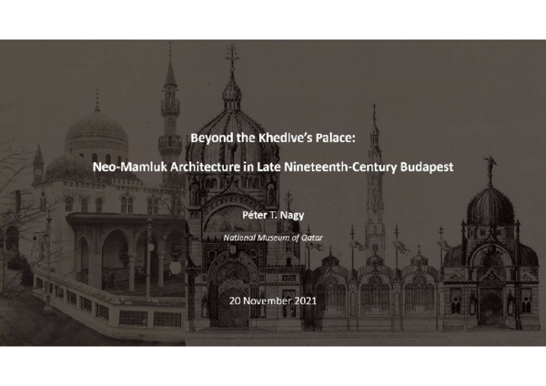 (PDF) Beyond the Khedive’s Palace: Neo-Mamluk Architecture in Late ...