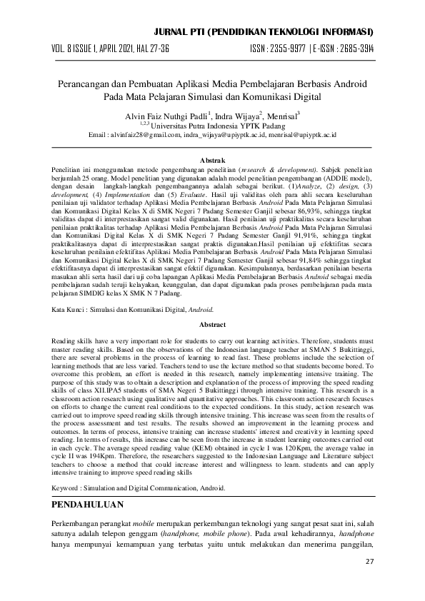 (PDF) Perancangan dan Pembuatan Aplikasi Media Pembelajaran Berbasis Android pada Mata Pelajaran ...