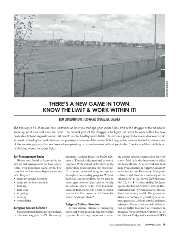 (PDF) THERE’S A NEW GAME IN TOWN. KNOW THE LIMIT & WORK WITHIN IT!