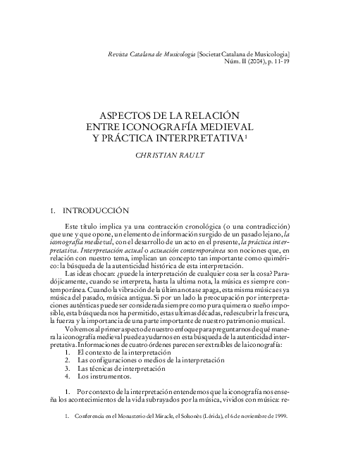 (PDF) Aspectos De La Relación Entre ICONOGRA.ÍA Medieval y Práctica ...