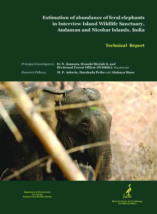 (PDF) Estimation of abundance of feral elephants in Interview Island ...