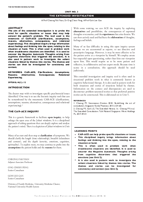 (PDF) The Extended Investigation