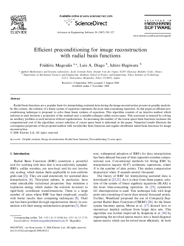 Pdf Efficient Preconditioning For Image Reconstruction With Radial