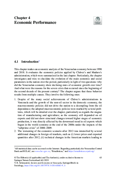 (PDF) Economic Performance