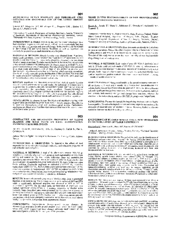 (PDF) 963Contractile and relaxation properties of native bladder and ...
