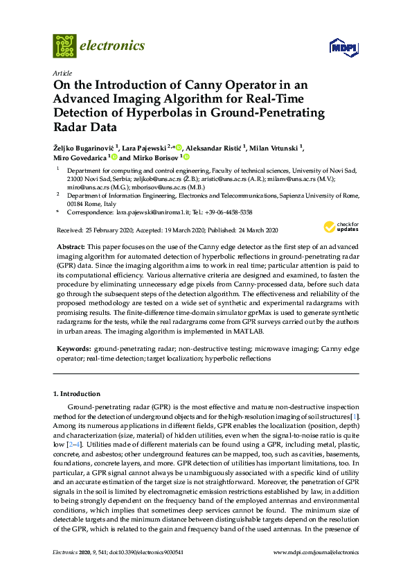 (PDF) On the Introduction of Canny Operator in an Advanced Imaging ...