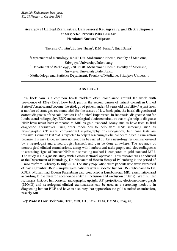 (PDF) MRI-documented regression of a herniated cervical nucleus ...