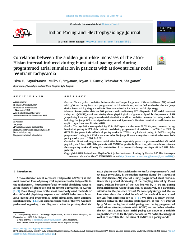 (PDF) Correlation between the sudden jump-like increases of the atrio ...