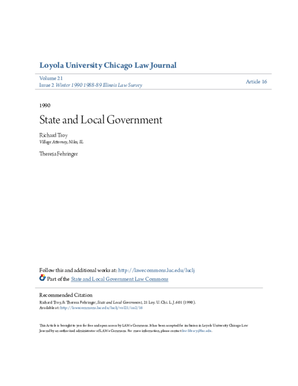 (PDF) State and local government